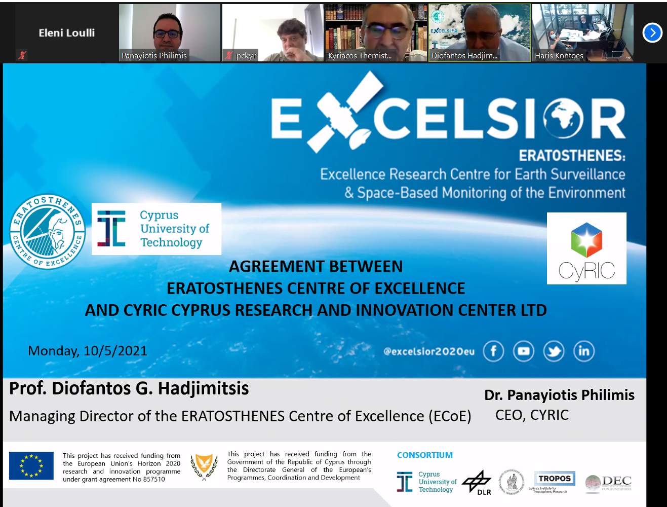Memorandum of Understanding between the ERATOSTHENES Centre of ...